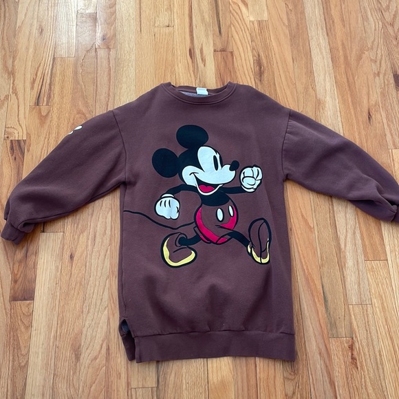 Zara | Dresses | Zara Girls Mickey Mouse Dress | Poshmark